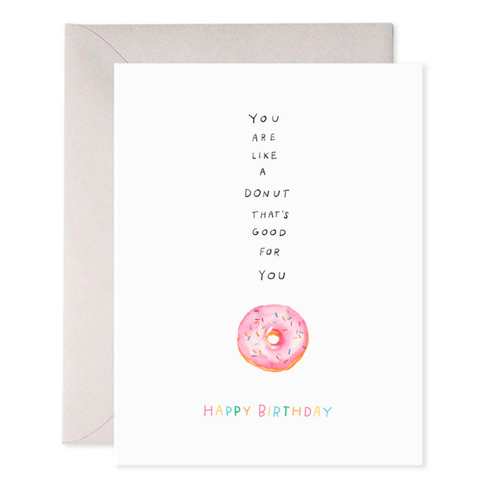 Healthy Donut Greeting Card