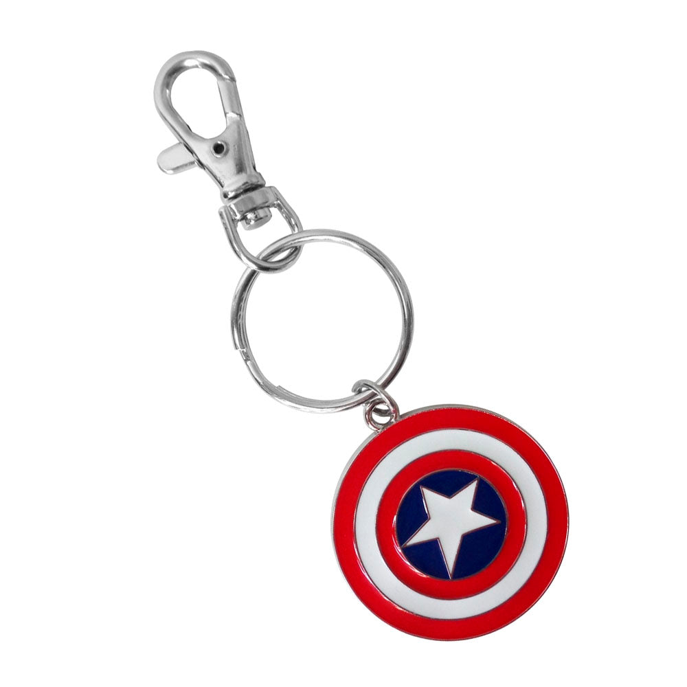 Captain America Shield Logo Keychain