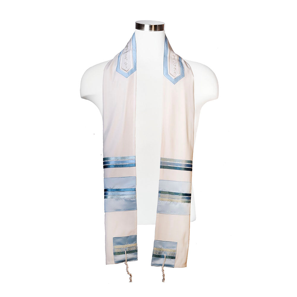 Blue Stripes Tallit Set